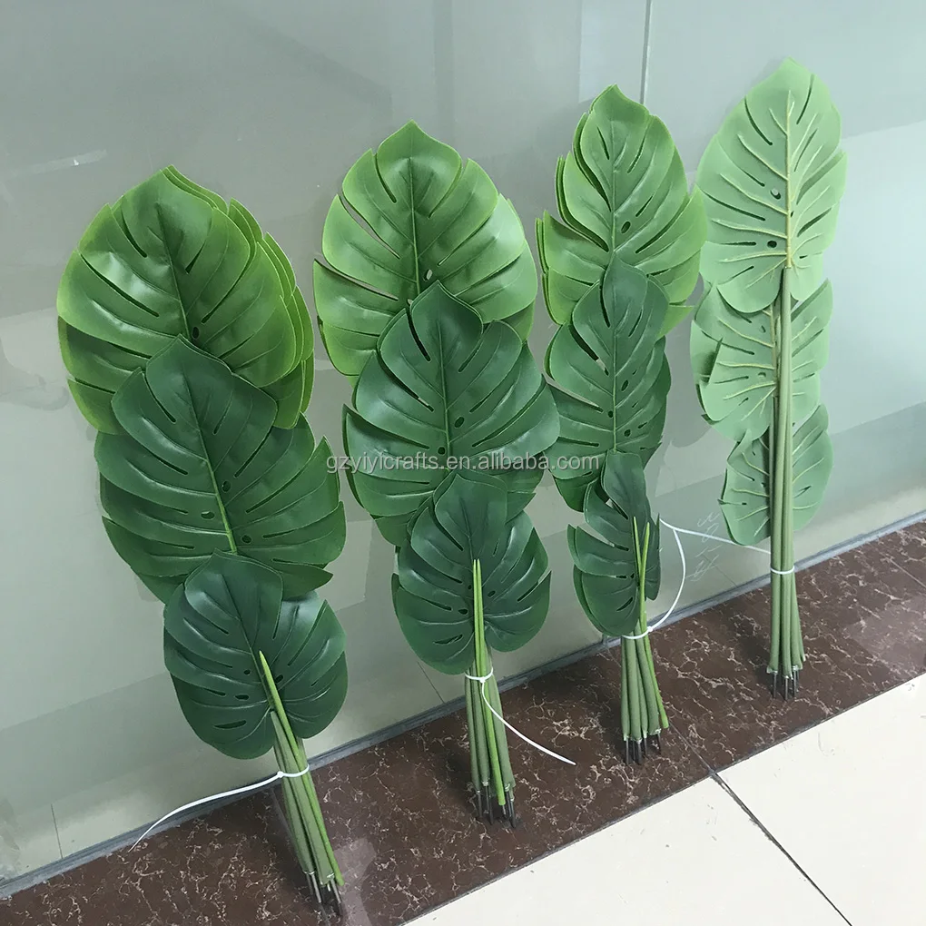 Artificial Monstera Trees Plastic Home Artificial Monstera Bonsai ...
