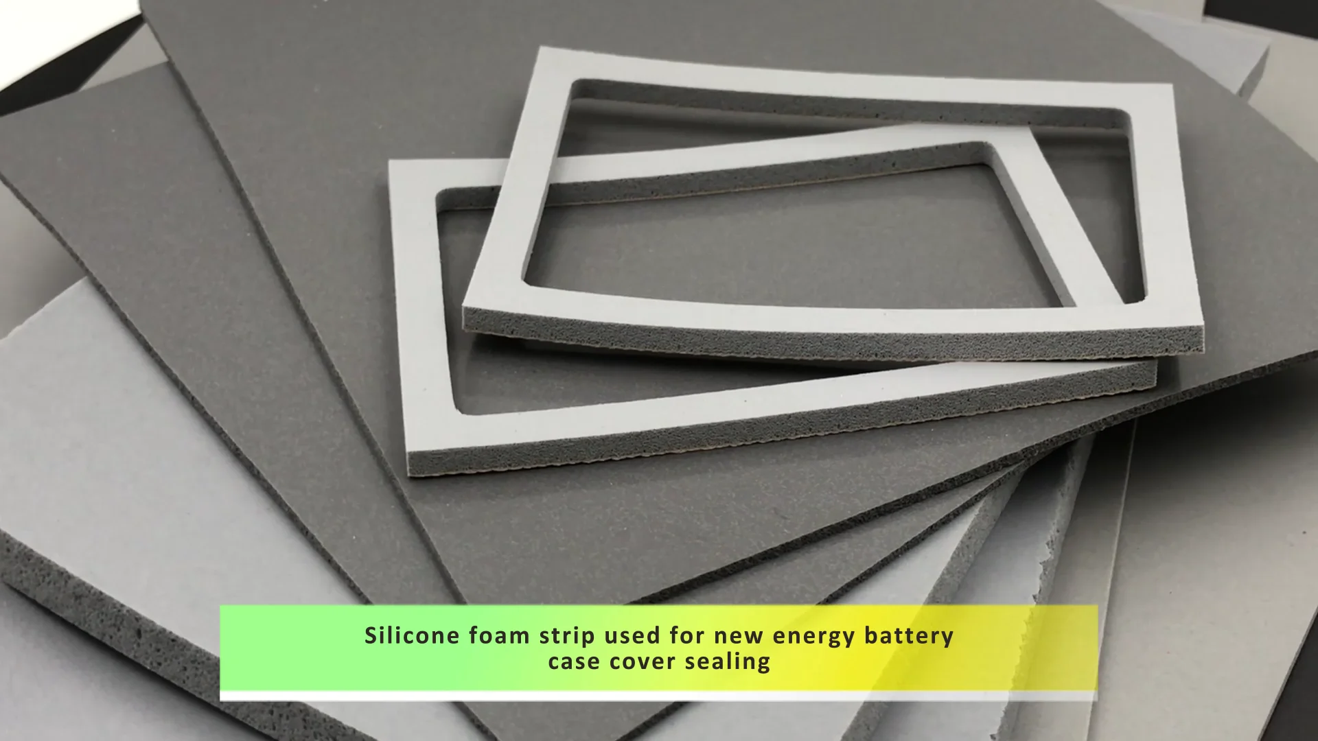 Rubber Products Plastic Extrusion Liquid Foam Pad Flat Silicone Gasket ...