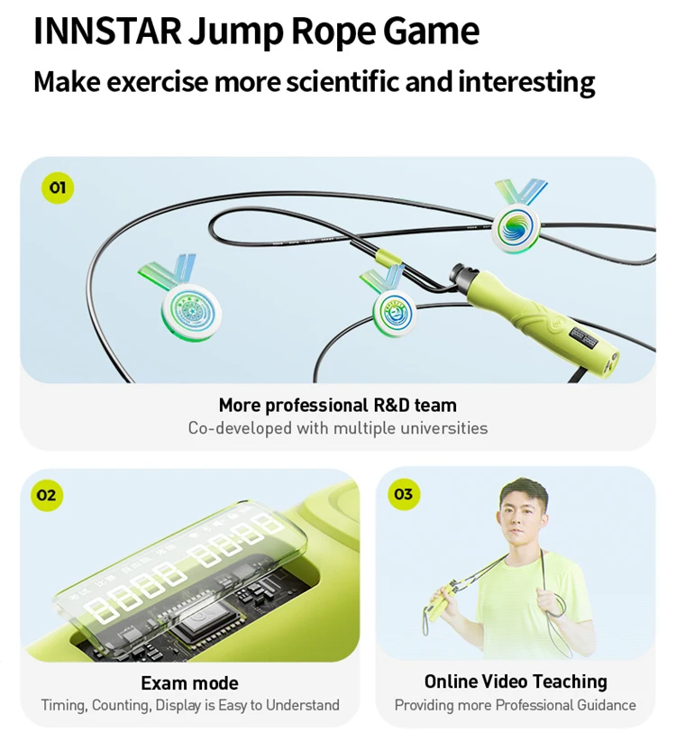 Innstar Smart Pvc Plastic Jump Rope Skipping Rope For Exercise ...