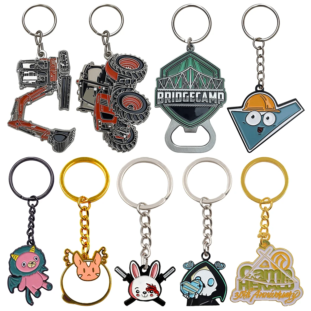 Promotional Business Gift For Custom Logo Key Ring 2d And 3d Pvc ...