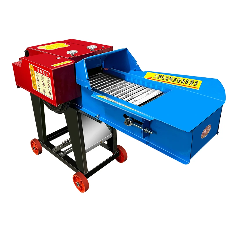 Cow sheep animal feed food rice wheat straw hay forage chopper chaff ...