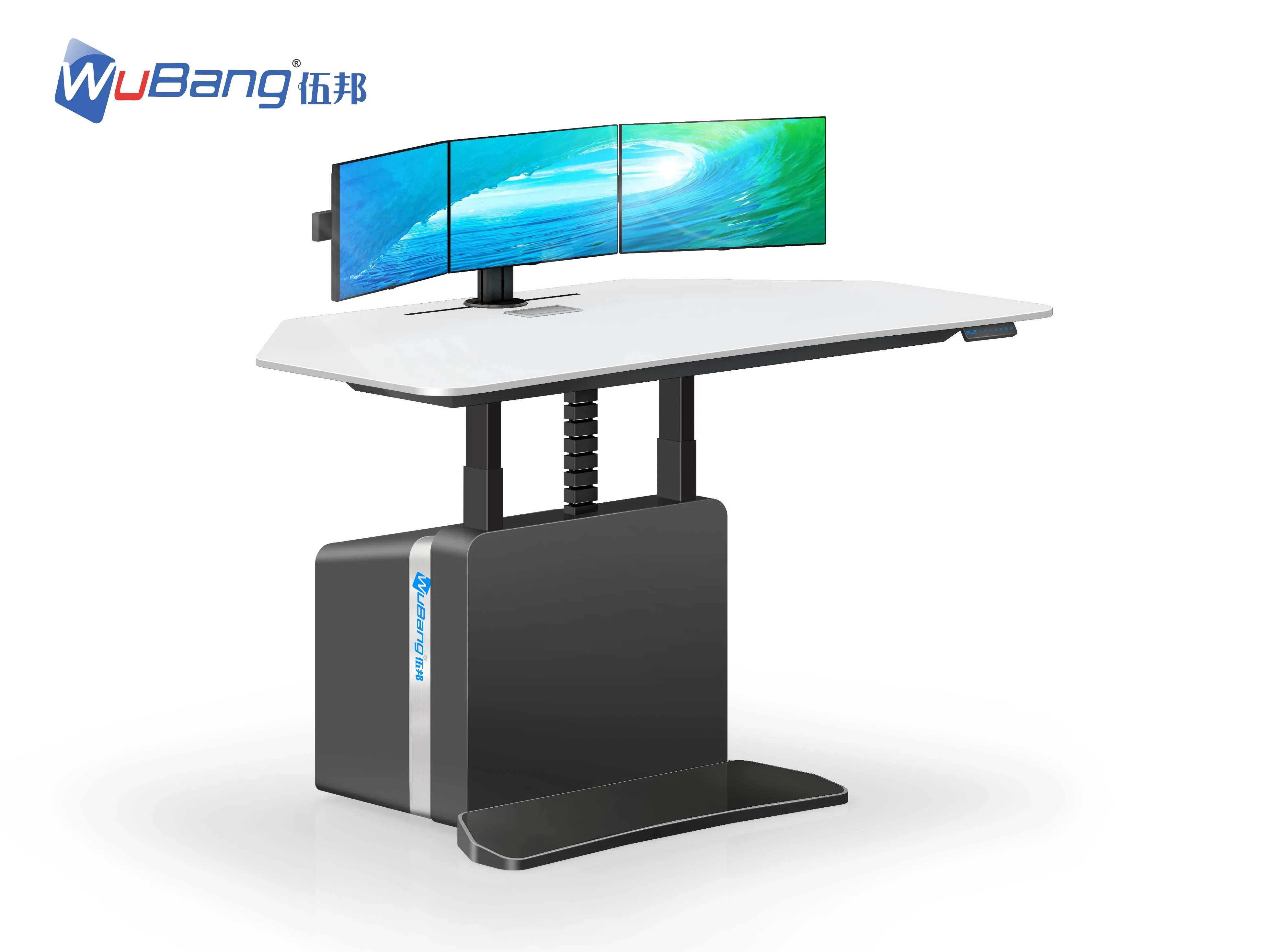 Customized Three Stages Adjustable Control Room Console For Data Center ...