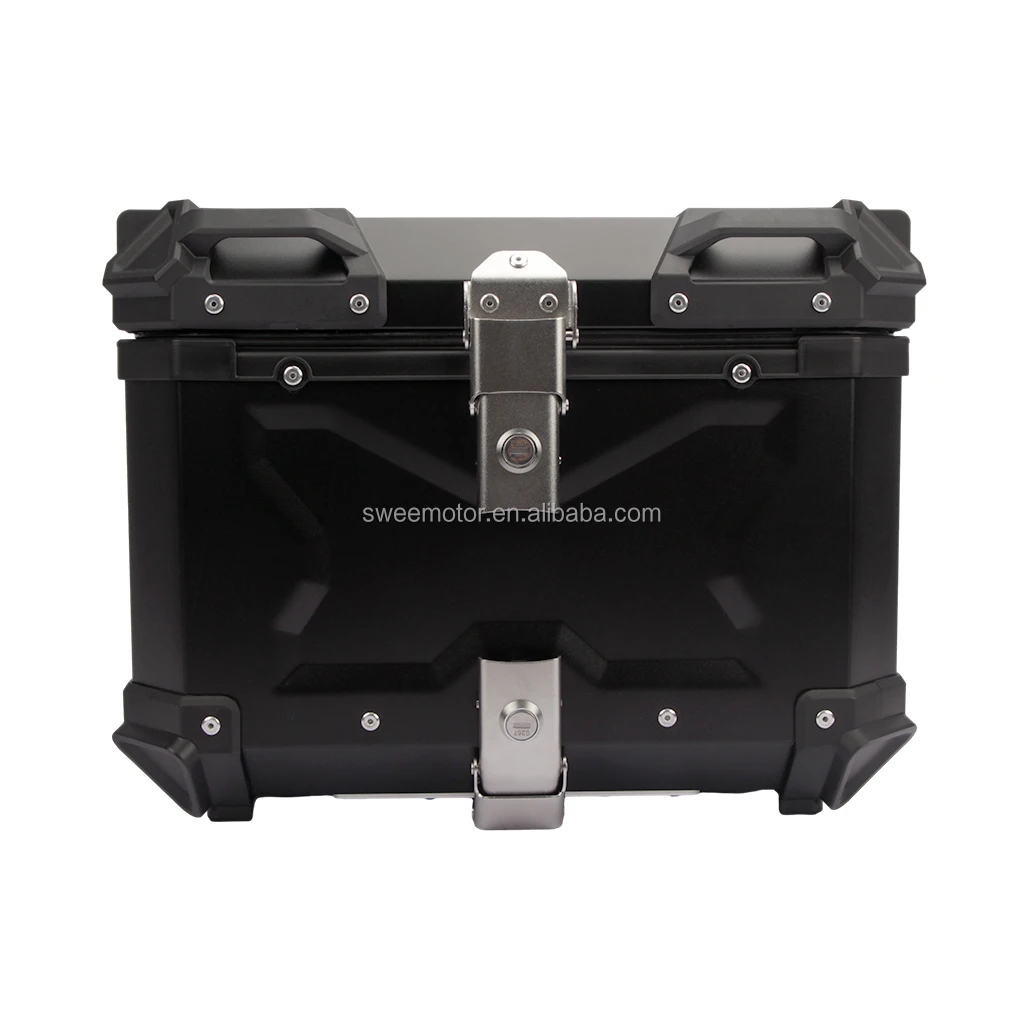 Sweer 45l Motorcycle Tail Box Aluminum Alloy Top Case Motorcycle Trunk ...
