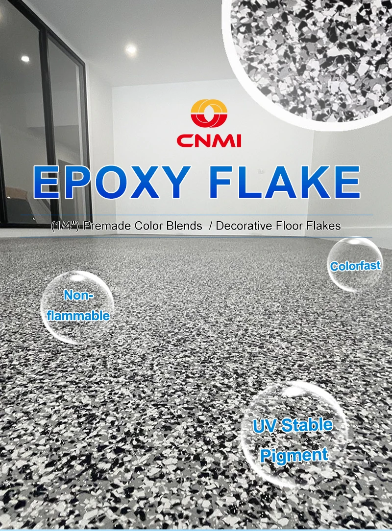 Cnmi Flake Chips For Epoxy Resin Flooring Decorative Colorful - Buy ...