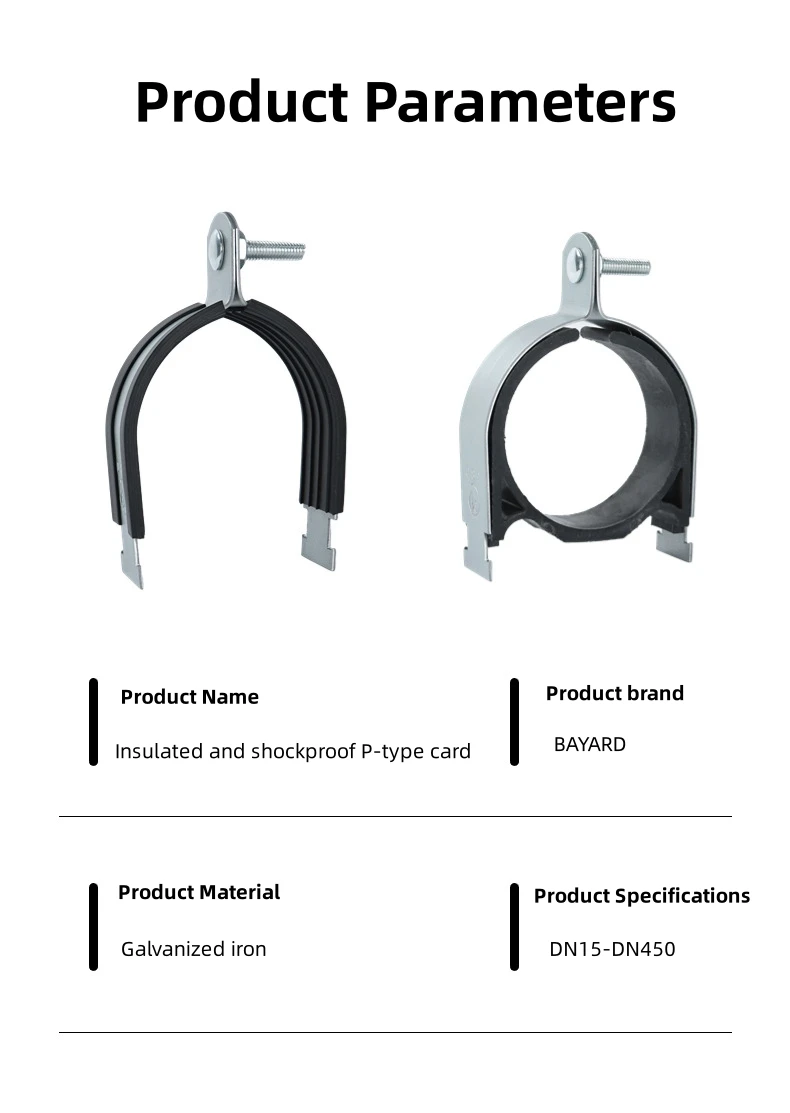Universal Strut Pipe Clamp - Silver Galvanized Clamp Channel Strut C ...