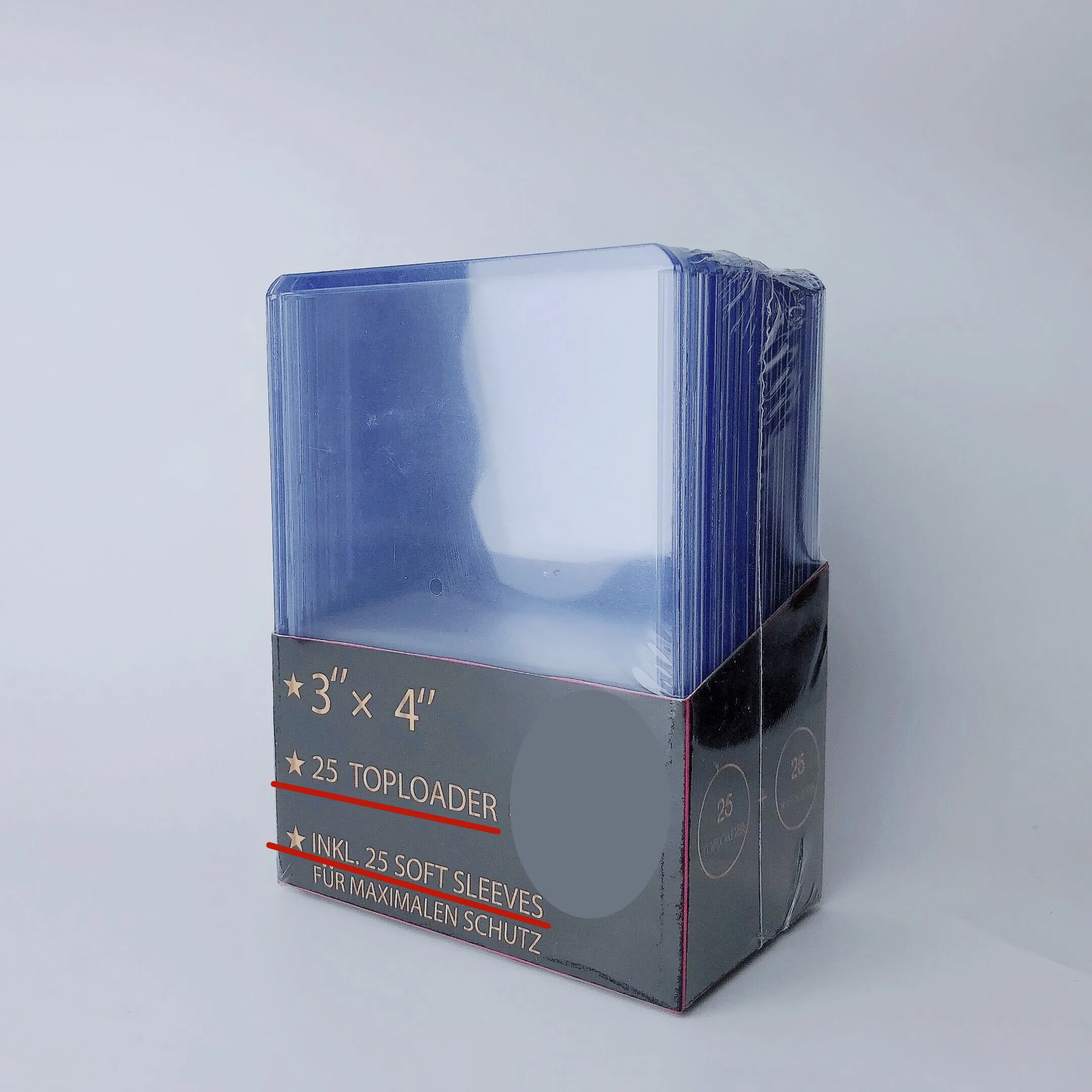 Rigid PVC 3x4 Top Loader Card Sleeves Trading Card Holder 35pt Toploader| Alibaba.com