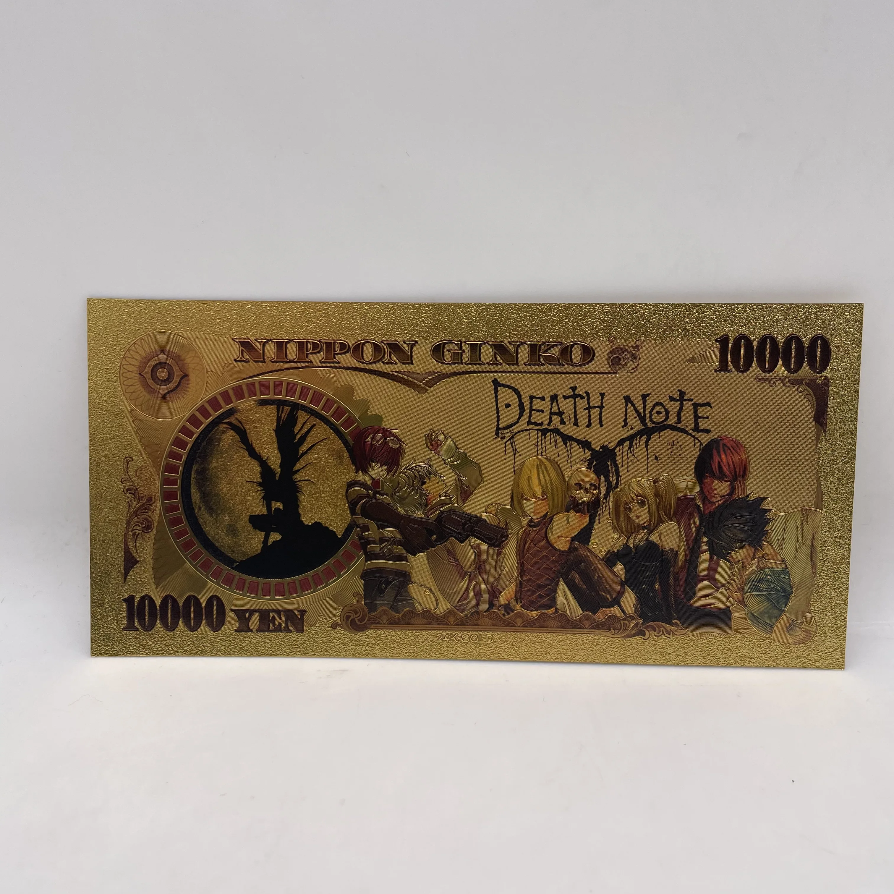 8 Designs Anime Designs Death Note Yagami Light Misa Amane Gold ...