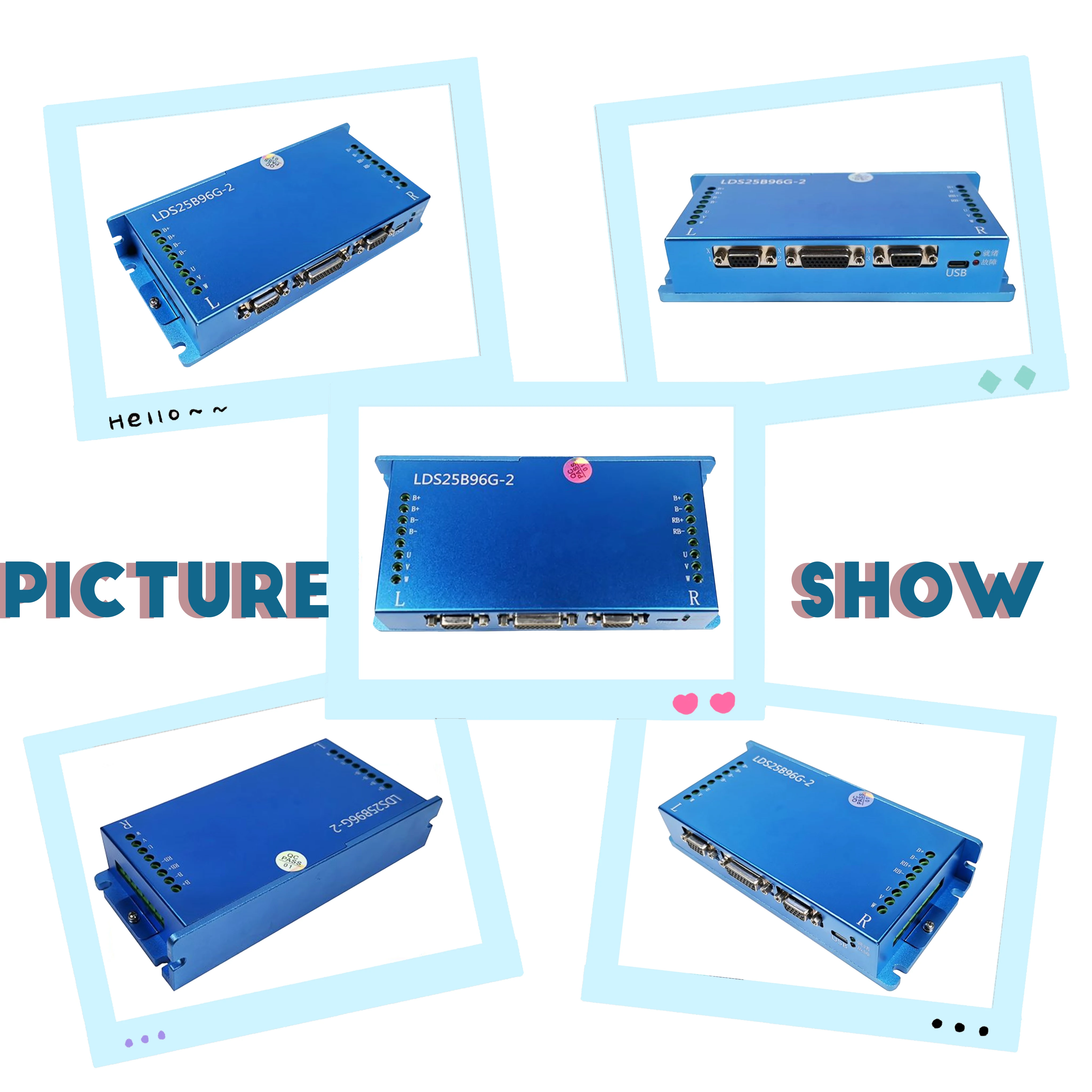 Safe Low Voltage Servo Motor Driver Dual Motor Speed Controller ...