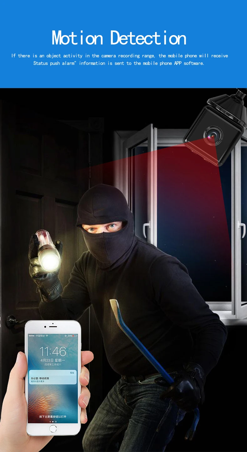 X6 Mini Camera QR Code - Secure Your House Efficiently