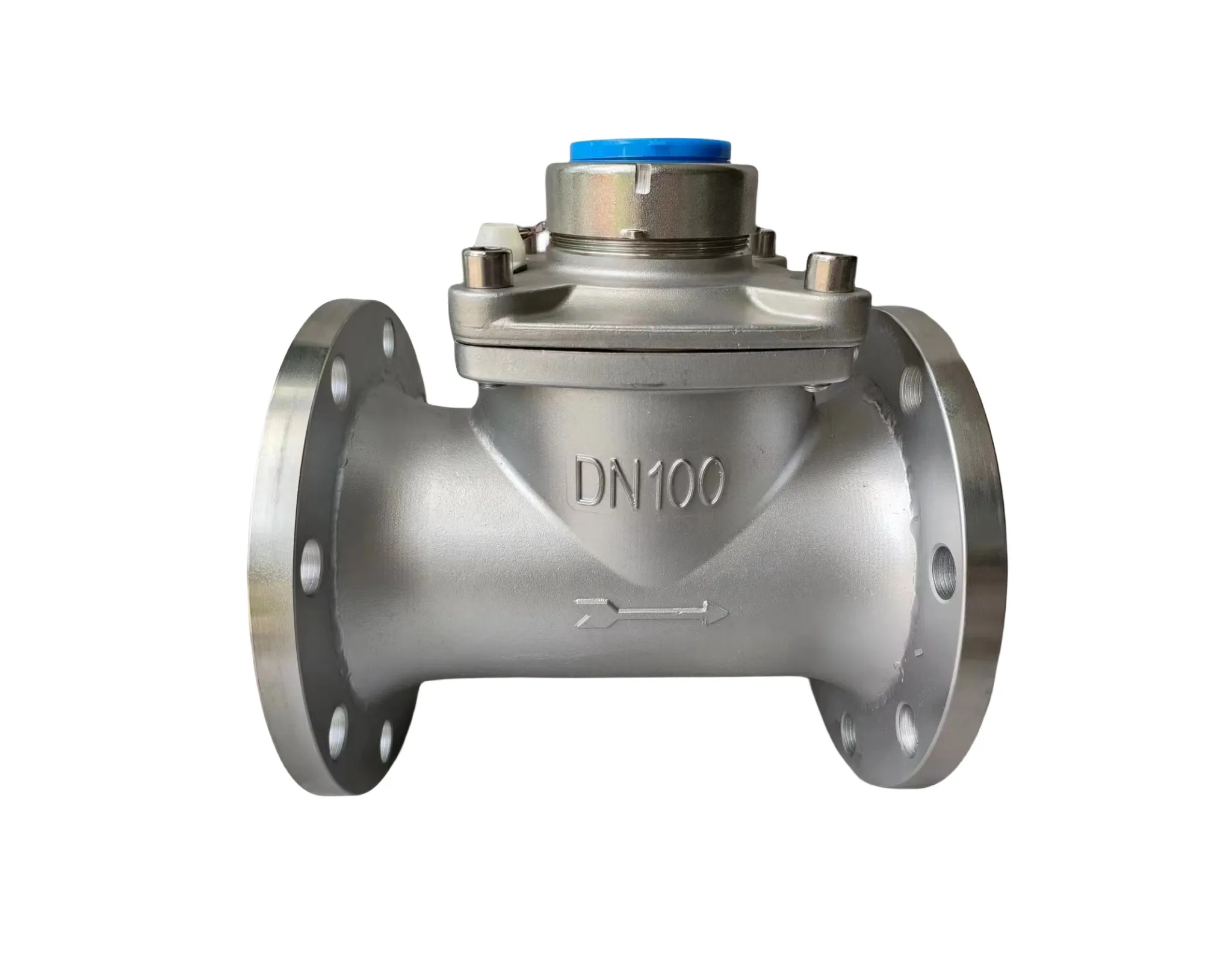 Horizontal Spiral Vane Water Meter Woltman Mechanical Dn100 Water Meter ...