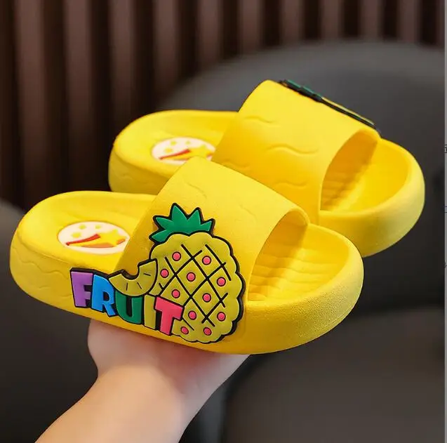 Kids' Fashion Pineapple Slippers - Anti-Slip & Comfortable