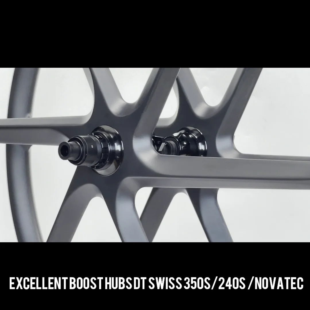 29 "xc Mtb Carbon Fiber Wheels 6 Spokes Wheels Disc Brake Carbon Fiber ...