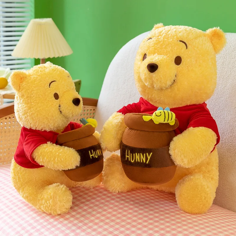 Japanese Cartoon Bear Plush Doll Hug Honey Pot Plush Toy Girl Doll ...