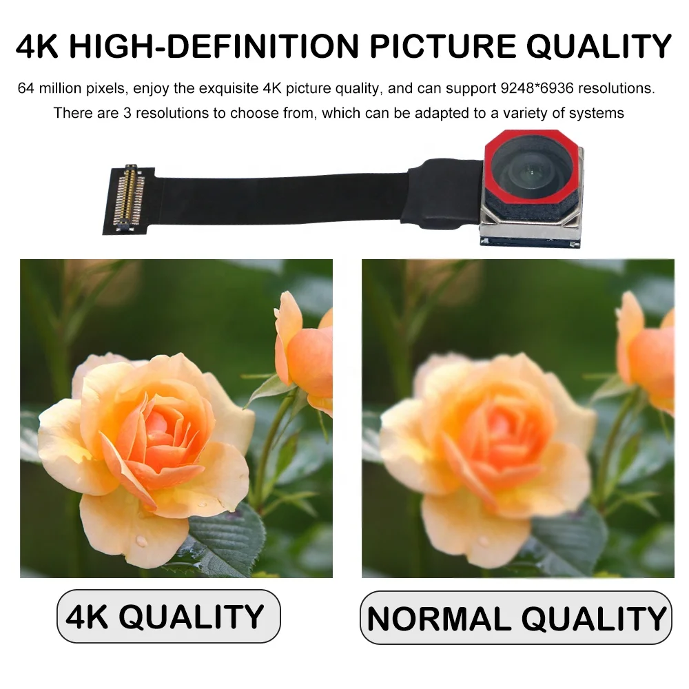 Drone 64MP High Resolution PDAF 8k Auto Focus OEM MIPI IMX686