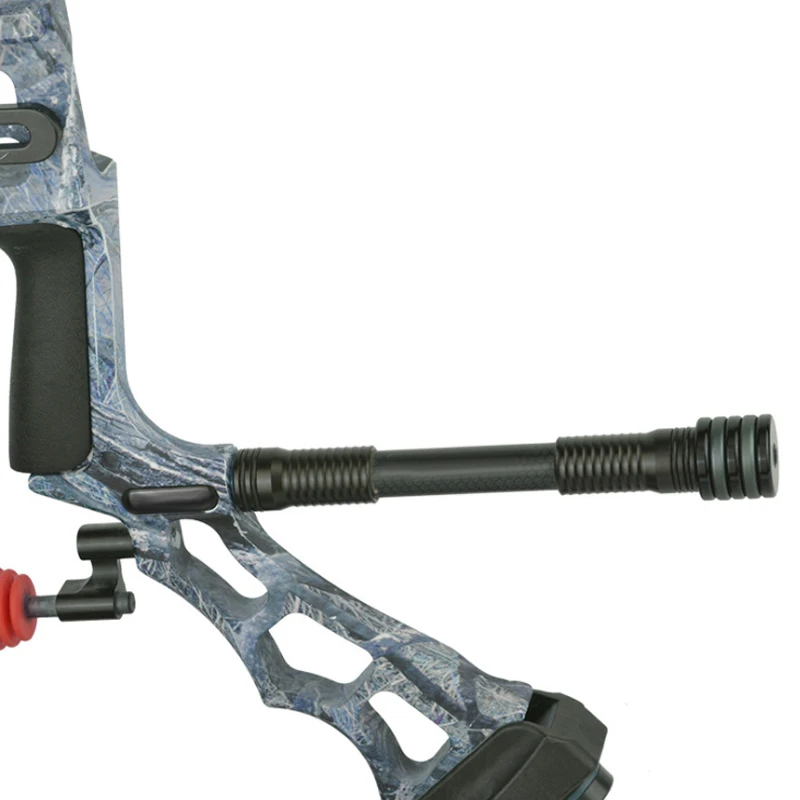 Archery Compound Bow Stabilizer 6/8inch Shock Absorber Dampener Carbon ...