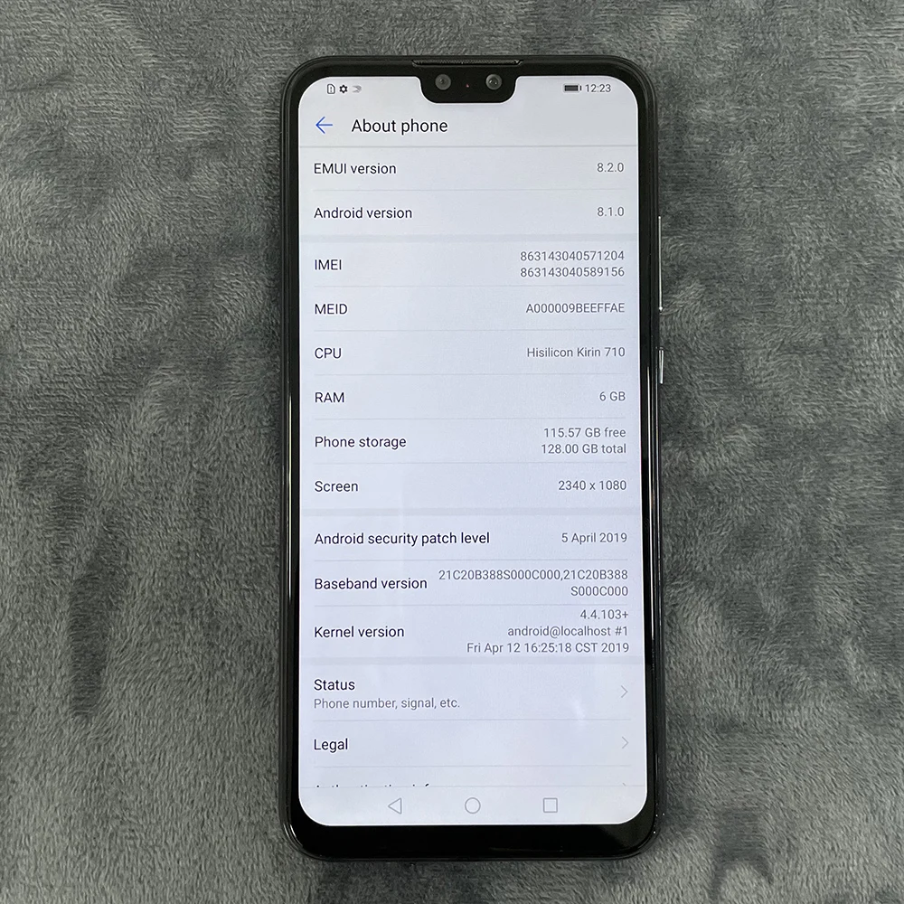 Original Second Hand Mobile Phone For Huawei Y9 2019 128gb Used 3g 4g ...