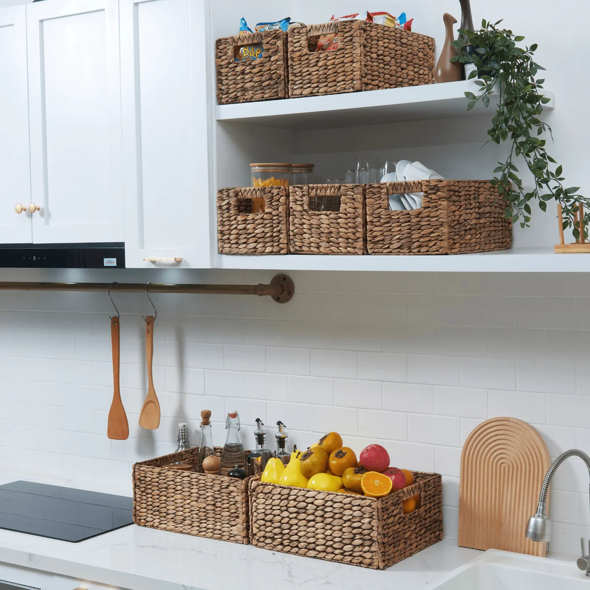 Custom Handmade Muti Function Water Hyacinth Basket Storage Wholesale ...