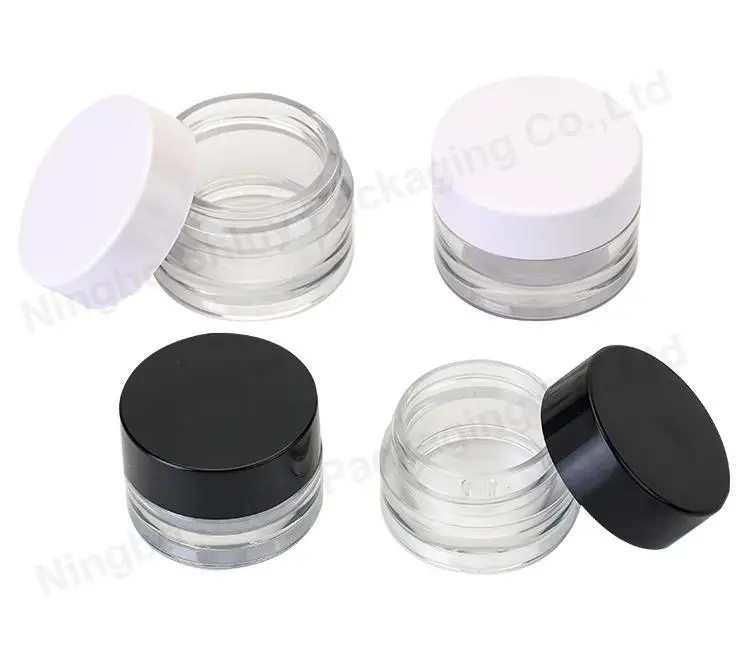 Luxury 5g/10g/20g cosmetics packaging small clear mini little plastic ...