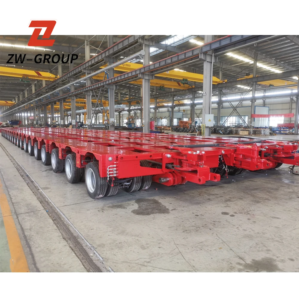 150 Tons Modular Flatbed Low Bed Trailer - ZW Quality