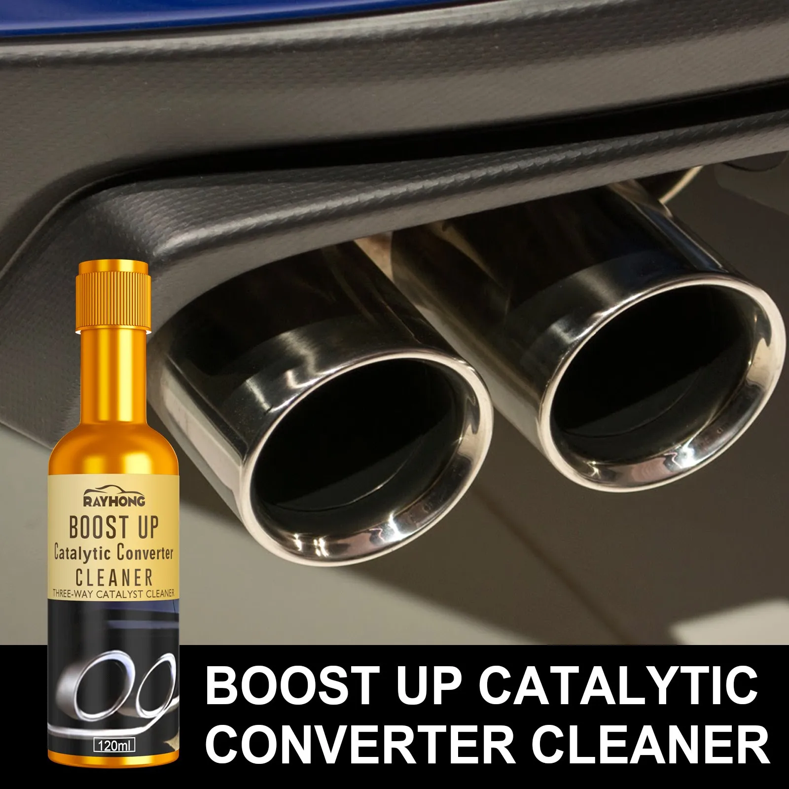 C0746 120ML Car Catalyst Cleaner - High-Quality Engine Accelerator