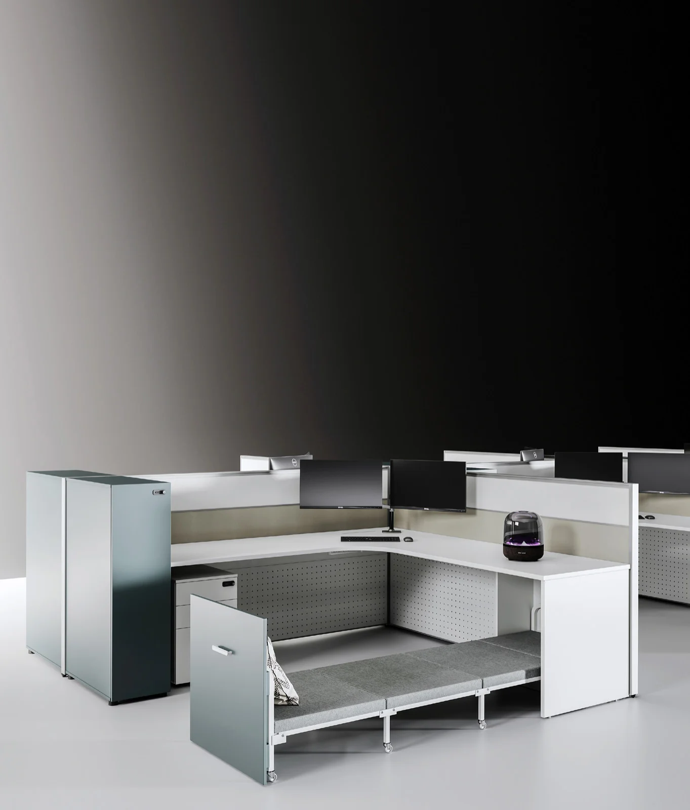 Modernity Modular Metal Partition Office Desks Cubicles Workstation ...