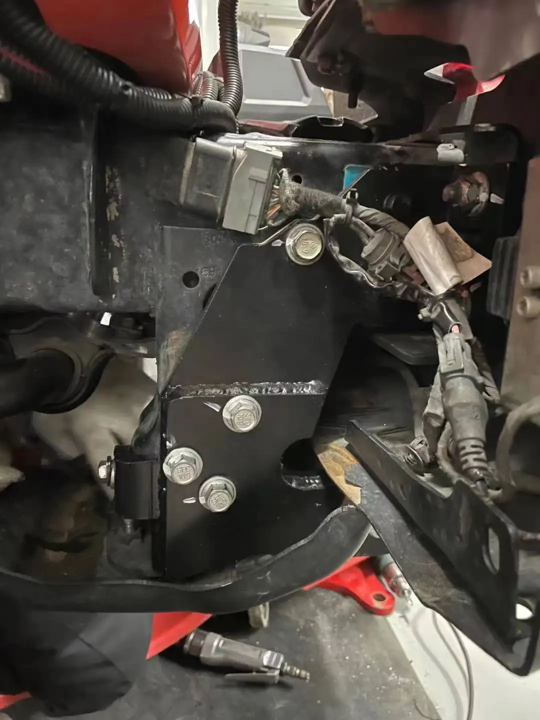 10mm Steel Front Bumper Reinforced Drag Hook For Wrangler Tenth ...