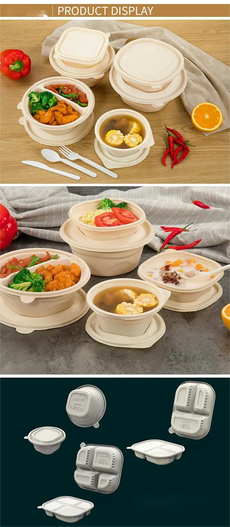 Disposable Corn Starch Based Biodegradable And Environmentally Friendly ...