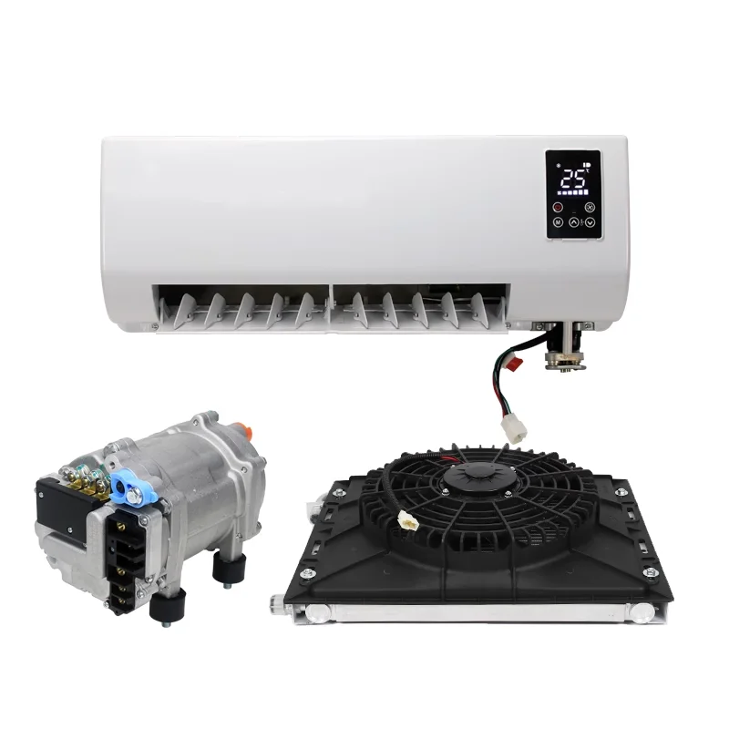 Truck Camper Car Ac 12v Car Air Conditioner Under Dash Kit Cooling ...