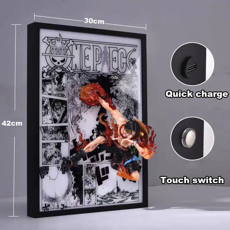 28 New Design LED Anime Light Box - Jiu-Jitsu Kaisen Luffy