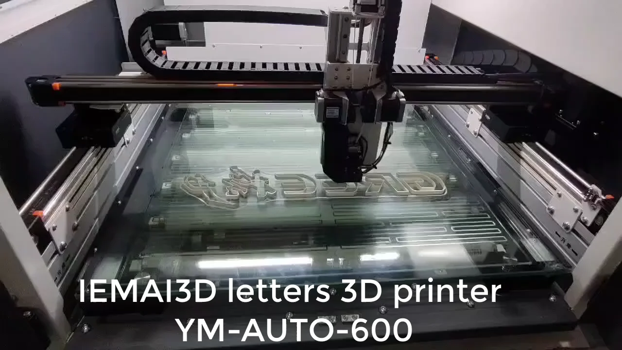 3d Printed Signage Machine Outdoor Luminous Advertising Signage 3d ...