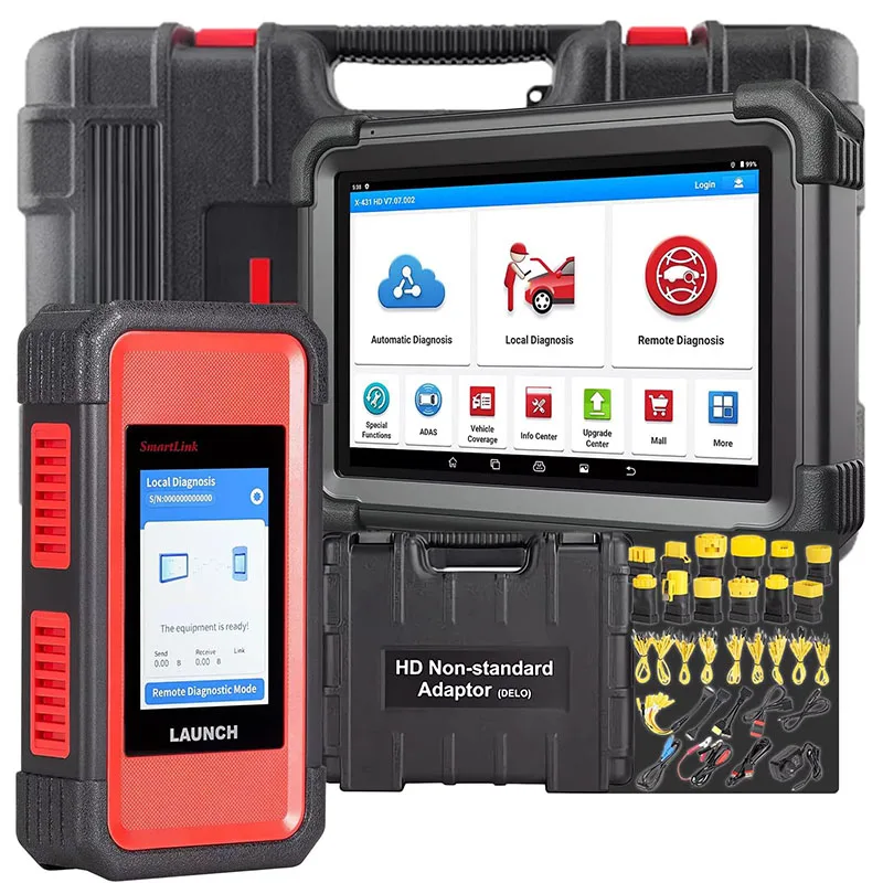 Launch X431 V+ SmartLink HD 24V Commercial Vehicle Diagnostic Machine ...