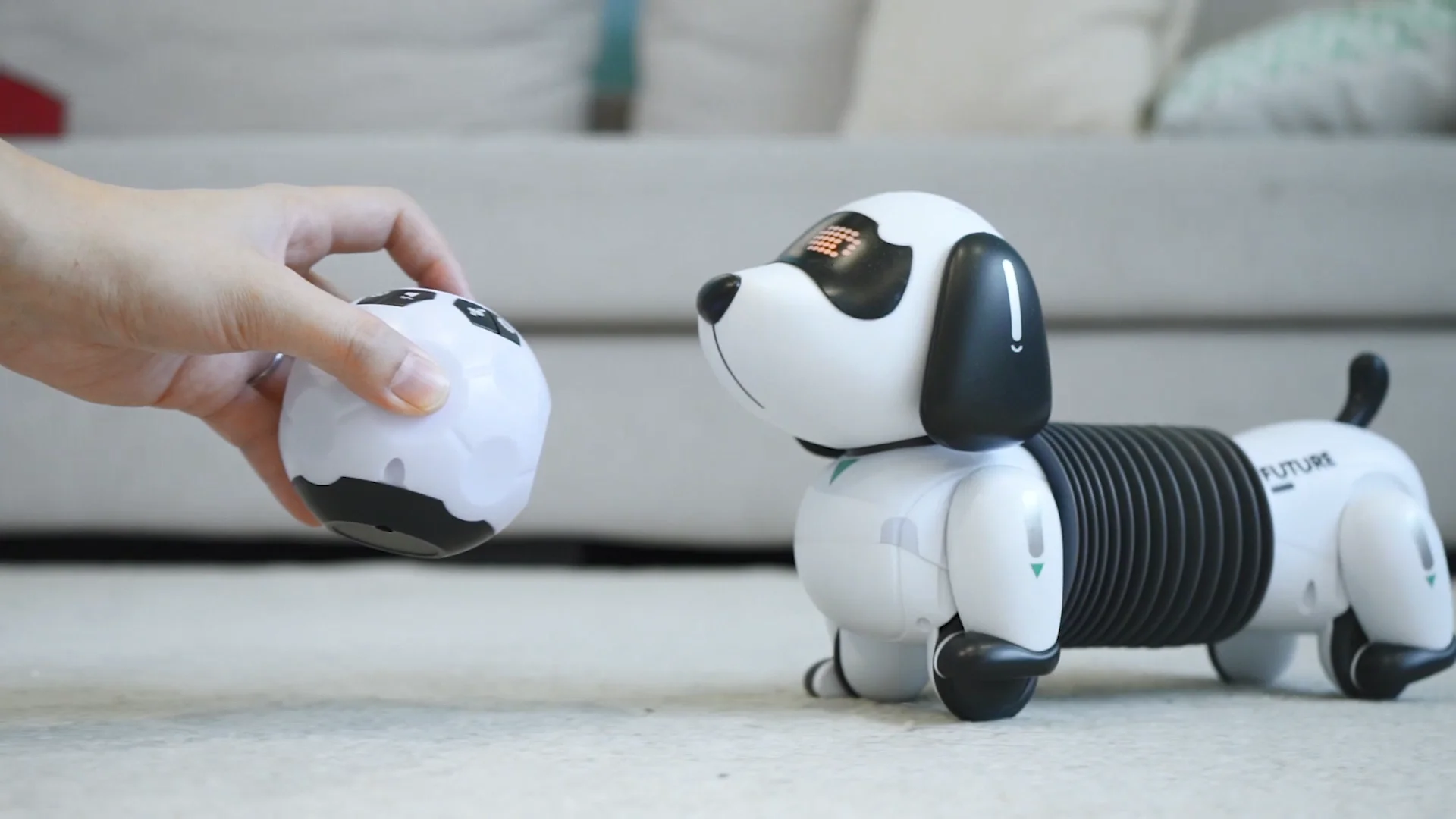 Electronic Robot Dog Intelligent Following Dachshund Stretchable ...
