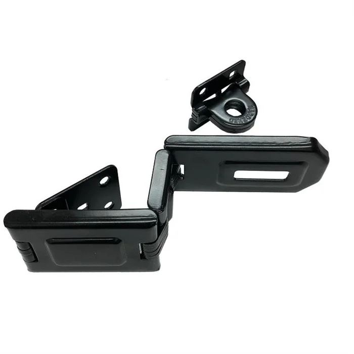 High Security Hinged Swivel Staple Safety 90 Degree Padlock Hasp And ...