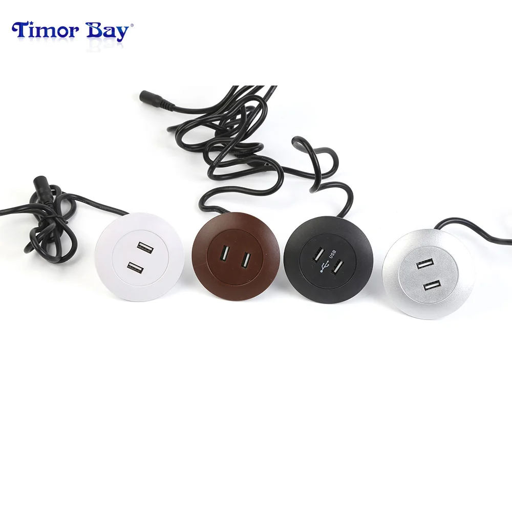 New Design Double Dual Usb Port Charger 5v/2a Embedded Usb Socket ...