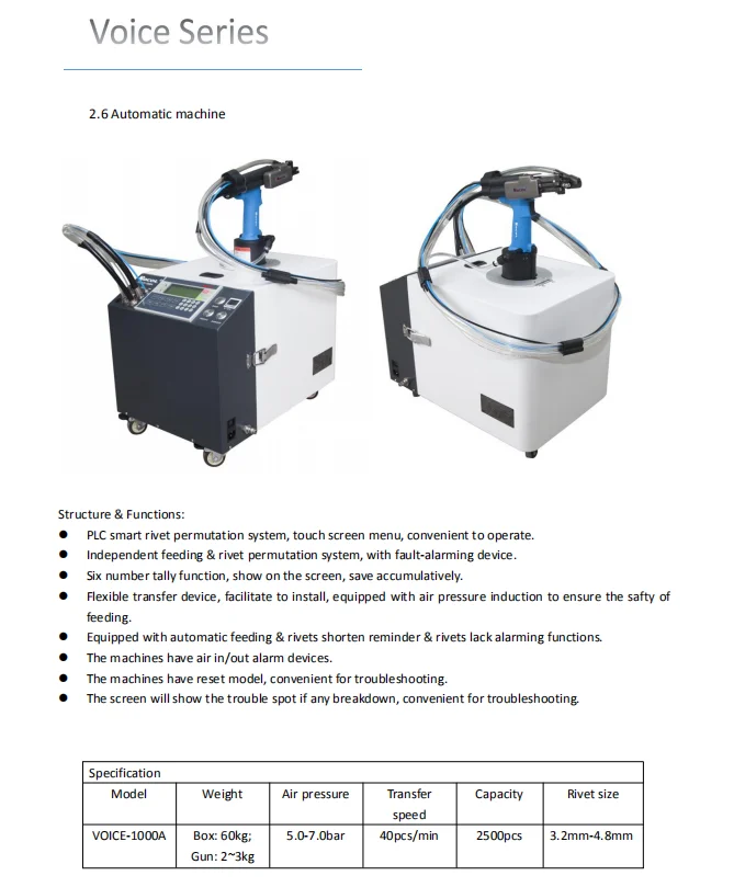 High Quality Fully Automatic Feeding Riveting Machine Industrial Grade ...