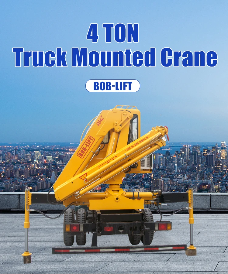 Crane Manipulator Sale China Truck 4 Ton Knuckle Boom and Telescopic ...