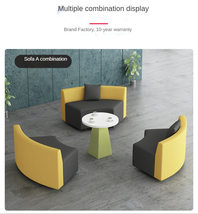 Modern Modular Office Sofa Set for Lounge & Reception