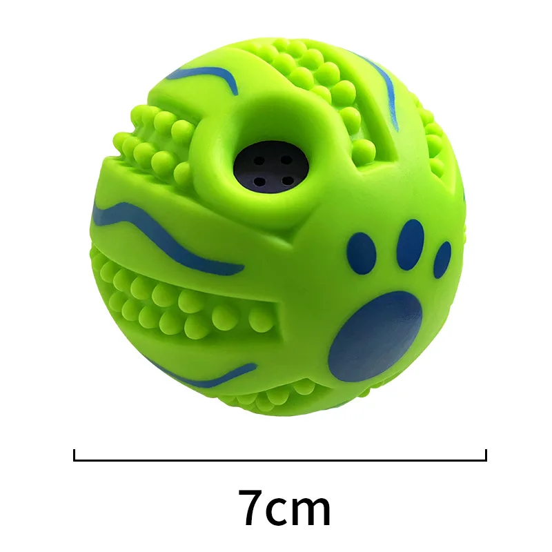 Custom Interactive Spiky Wobble Giggle Ball Dog Toy - Chewing, Teeth ...
