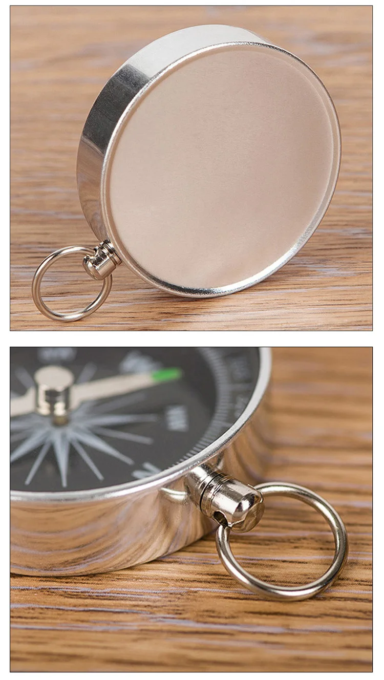 G44 Keychain Hanging Metal Gift Mini Pocket Compass North Needle ...