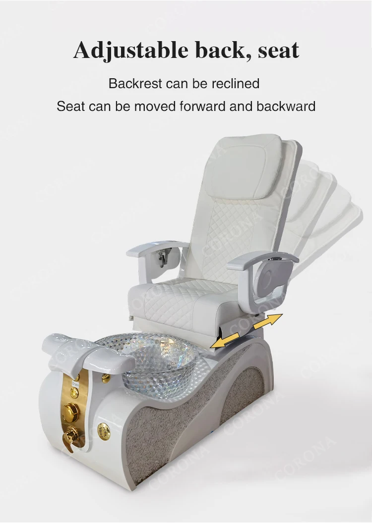 Luxury Professional Pipeless Foot Spa Chair for Salons