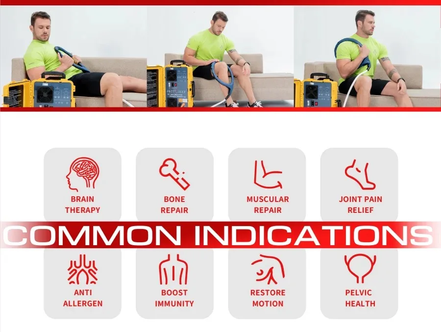 Newest Easy Carry Electromagnetic Physical Therapy Pmst Loop Pemf ...