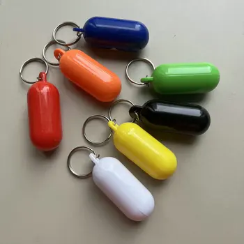Capsule Shape Foam Floating Key Chain Float Key Ring Foam Keychain For ...