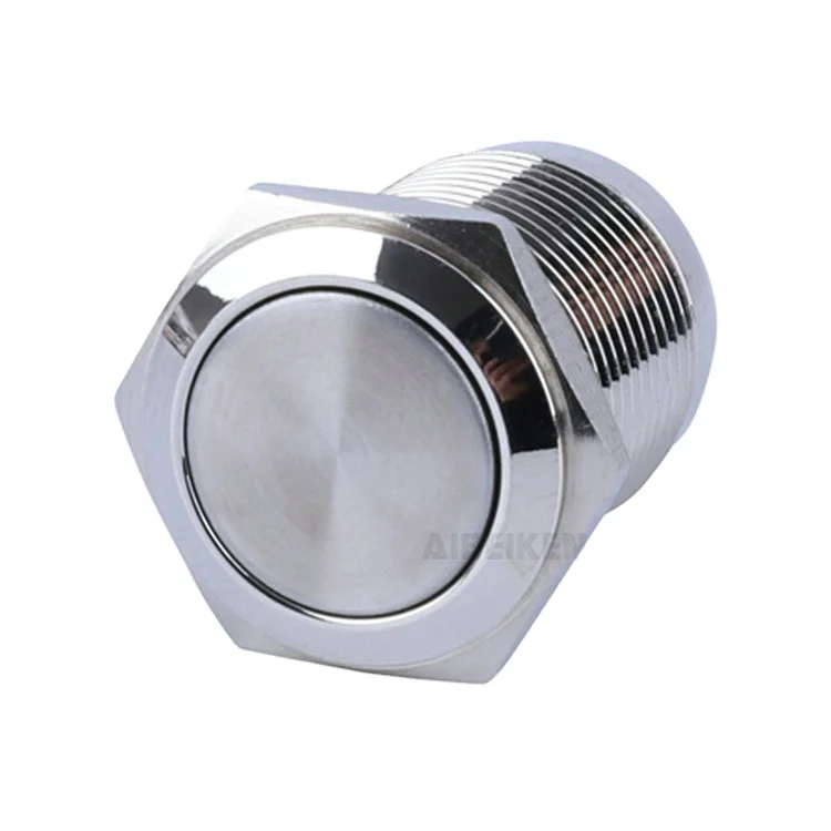 Abilkeen U Series Latching Push Button Housing Color Sliver Waterproof ...