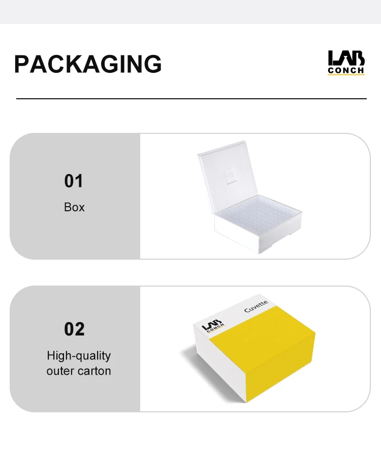 Joan Lab Polystyrene Plastic Spectrophotometer Cuvette