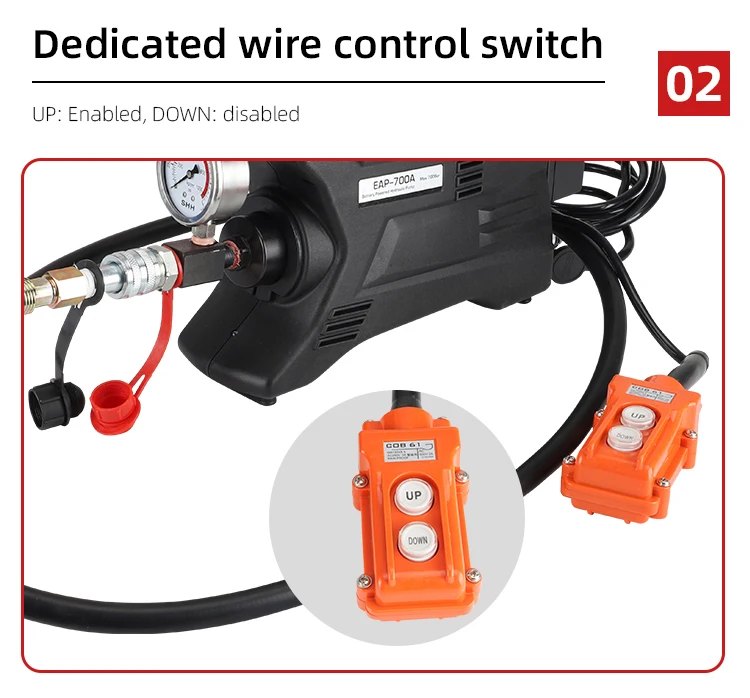 EAP-700A Portable Hydraulic Pump - High Pressure & Efficiency