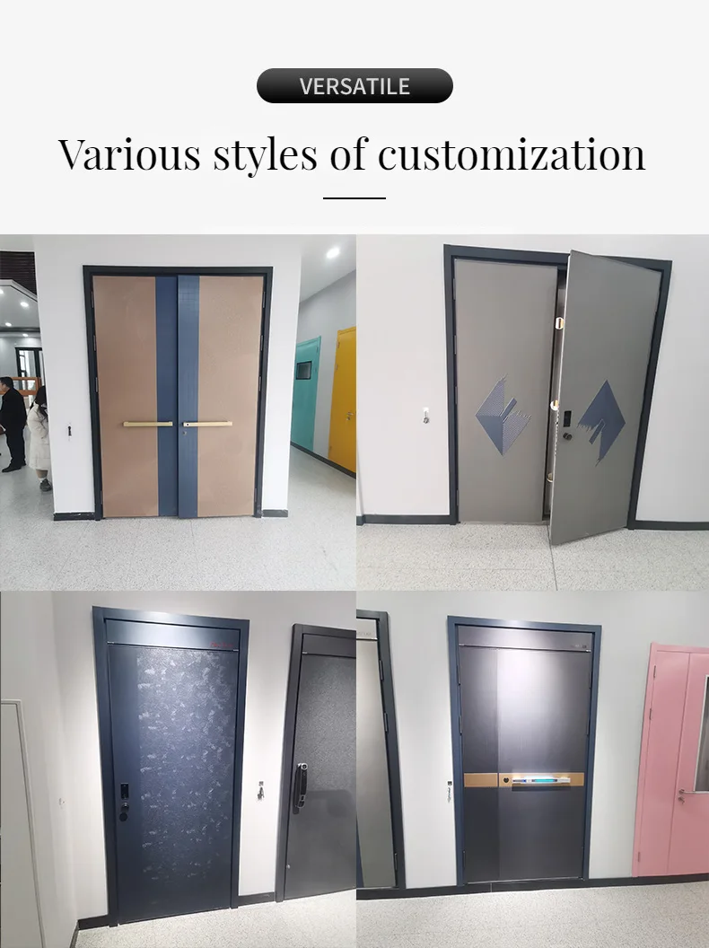 Aluminum Modern Luxury Security Metal Door for Residential Entry