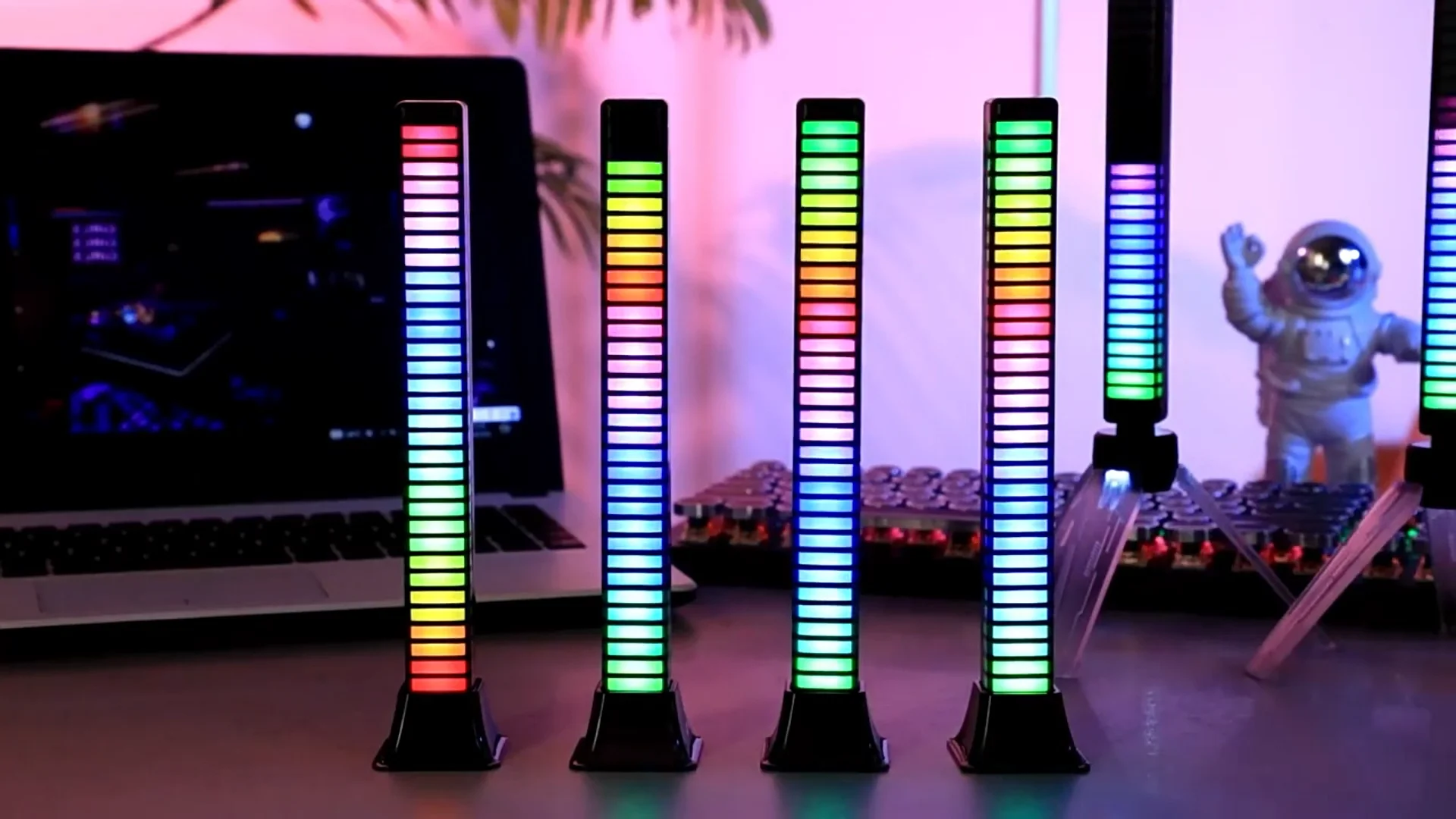 Rgb Synchro Rhythm Color Pickup Led Desktop Car Music Atmosphere Lamp ...