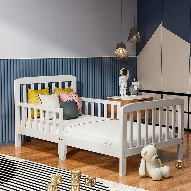 Phoenix Home Durable White Child Bed Modern School Wood Bunk Bed Kids ...