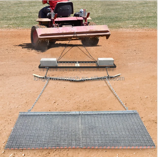 Heavy-Duty 4ftx5ft Drag Mat Factory with Chain Galvanized Steel Drag ...