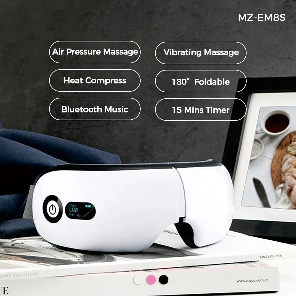 Intelligent Eye Care Massager with Heat & Vibration - 4D Smart Airbag ...